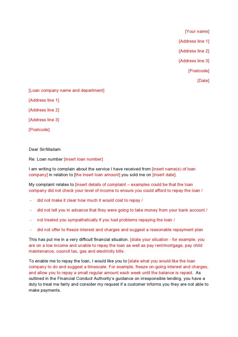 40 Formal Complaint Letter Templates (Word) ᐅ TemplateLab