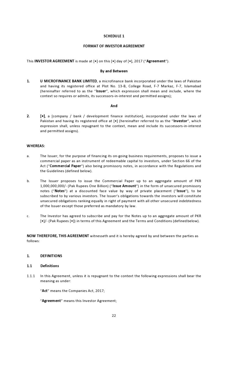 39 Professional Investment Contract Templates [Free] ᐅ TemplateLab
