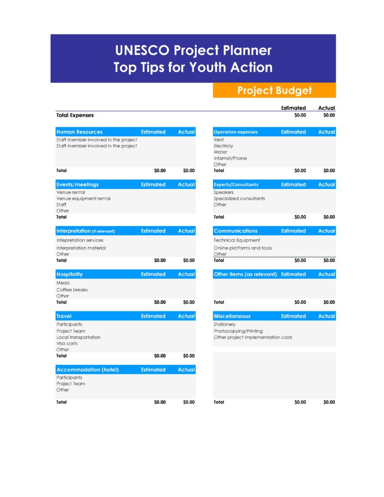 41 Useful Project Budget Templates (Excel / Word) ᐅ TemplateLab
