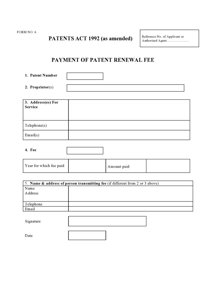 39 Provisional Patent Application Templates (Free) ᐅ TemplateLab