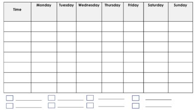 42 Useful Study Plan Templates (Word / Excel) ᐅ TemplateLab