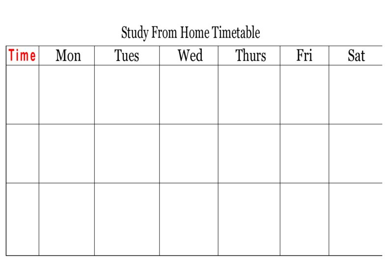 42 Useful Study Plan Templates (Word / Excel) ᐅ TemplateLab