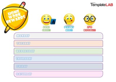 22 Printable Reward Charts for Kids (PDF, Excel & Word)