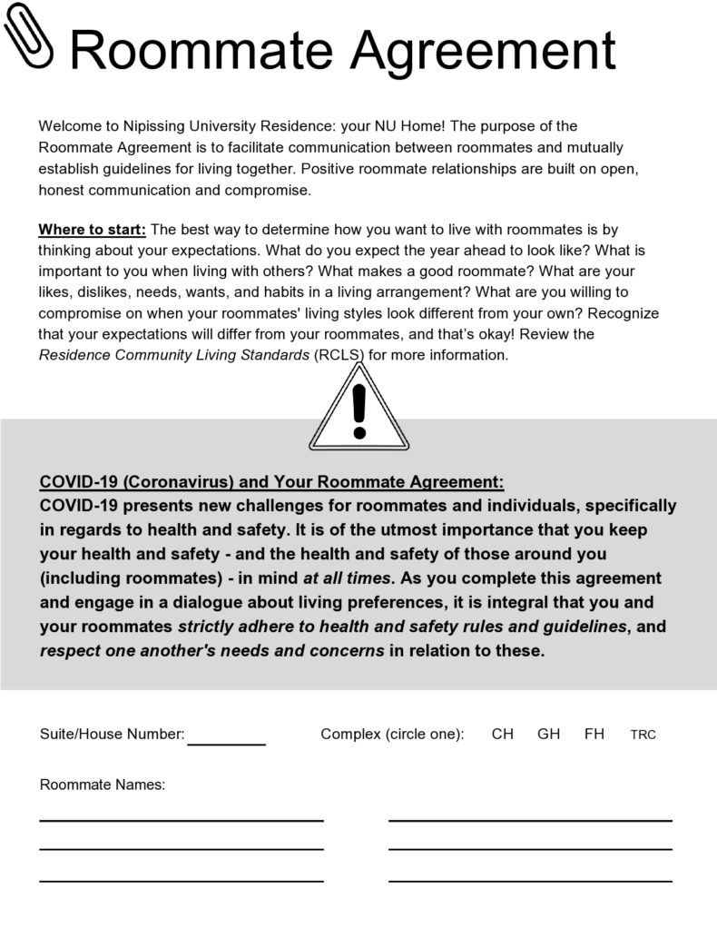 40+ Free Roommate Agreement Templates & Forms (Word, PDF)