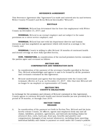39 Best Severance Agreement Templates (+Examples)