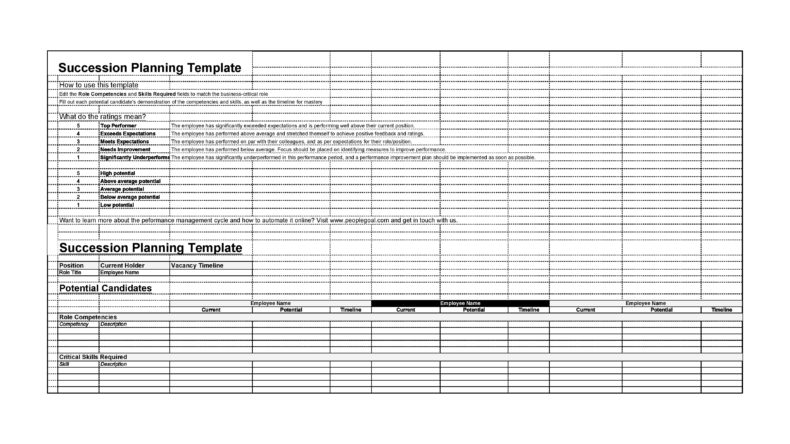 37 Effective Succession Planning Templates (Excel, Word, PDF)