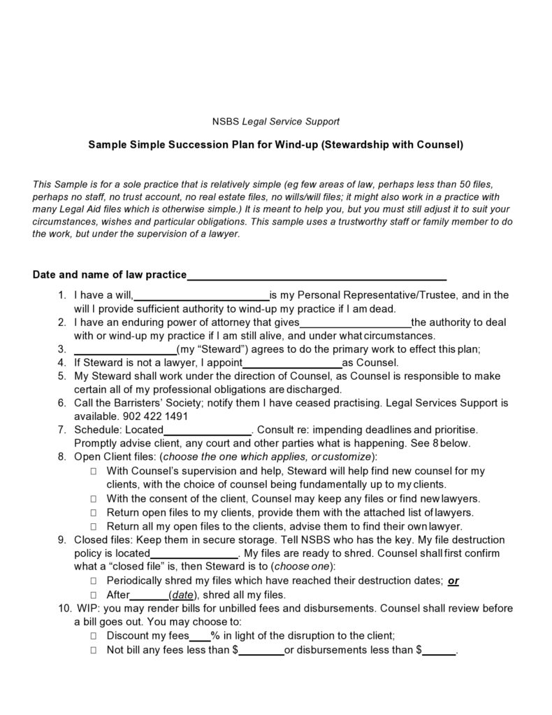 37 Effective Succession Planning Templates (Excel, Word, PDF)