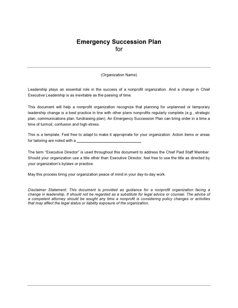 37 Effective Succession Planning Templates (Excel, Word, PDF)