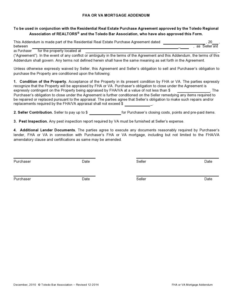 26 Third Party Financing Addendum Examples ᐅ TemplateLab