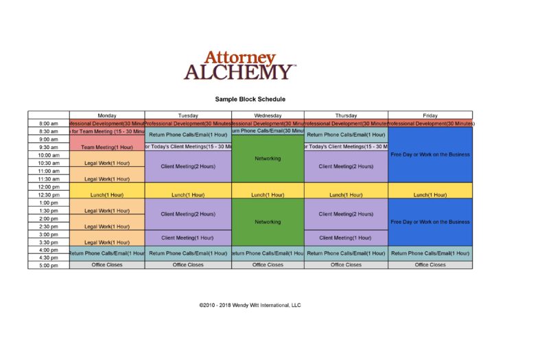 37 Printable Time Blocking Templates [Weekly, Daily, Monthly]