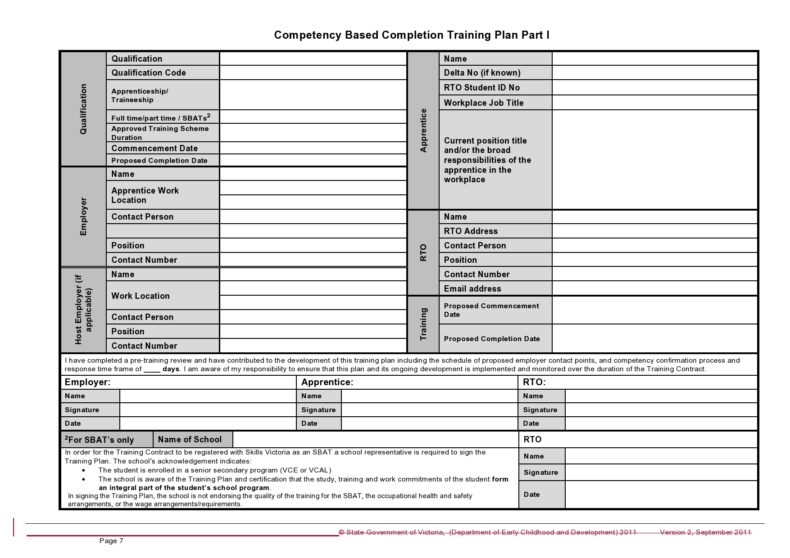 45 Employee Training Plan Templates (Word, Excel, PDF) ᐅ TemplateLab