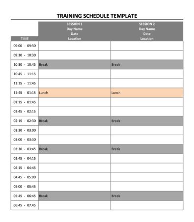 45 Employee Training Plan Templates (Word, Excel, PDF) ᐅ TemplateLab