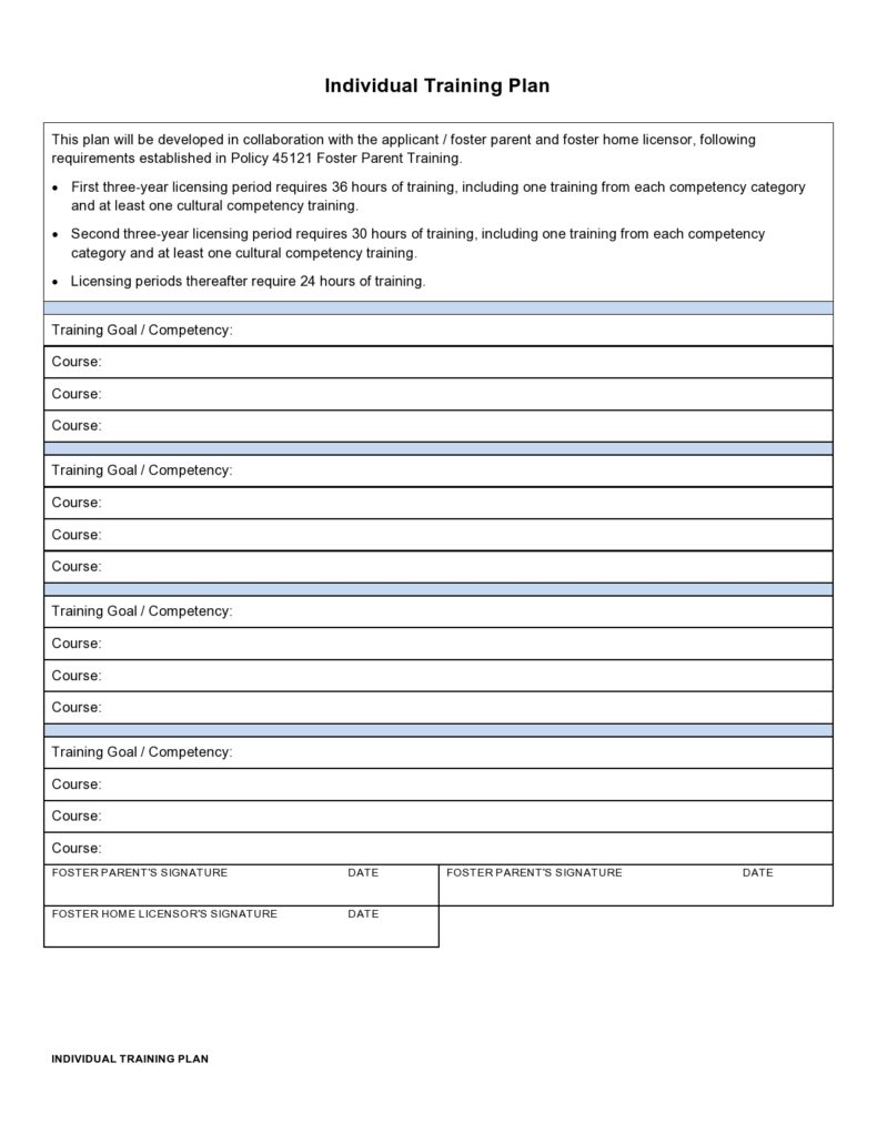 45 Employee Training Plan Templates (Word, Excel, PDF) ᐅ TemplateLab