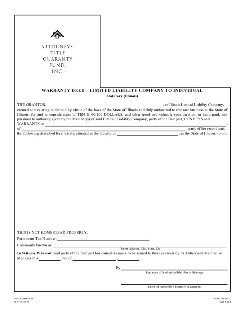 38 Warranty Deed Templates & Forms (General, Special)