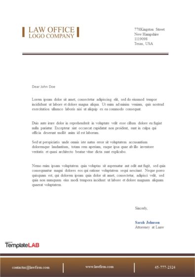 48 Free Letterhead Templates & Examples (Company, Business, Personal)