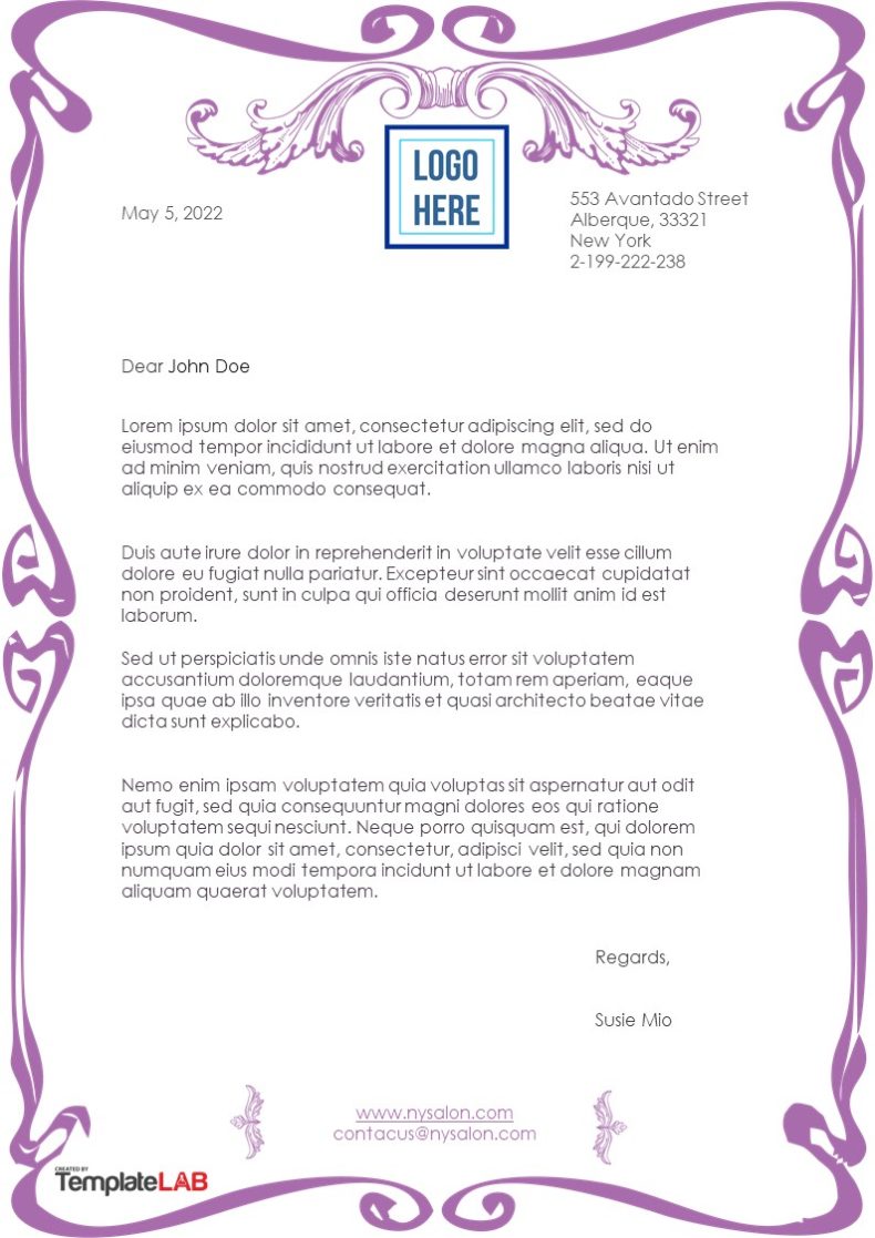 39 Free Letterhead Templates & Examples (Company, Business, Personal)