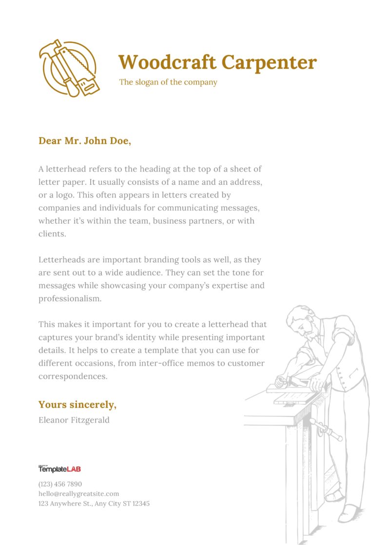 39 Free Letterhead Templates & Examples (Company, Business, Personal)