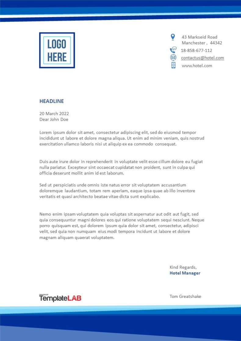 39 Free Letterhead Templates & Examples (Company, Business, Personal)