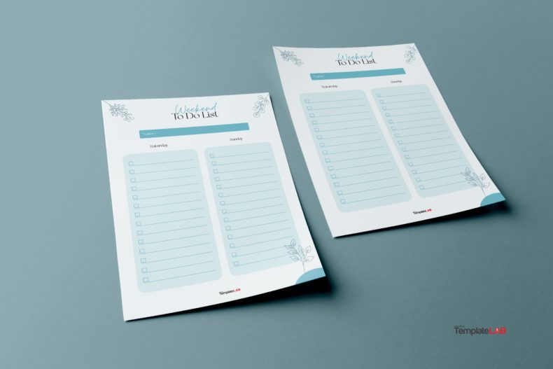 27 Printable To Do List & Checklist Templates (Excel, Word, PDF)