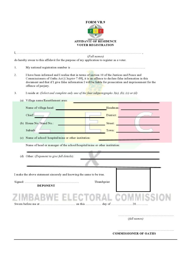 40 Free Affidavits of Residence (Affidavit of Address) Samples
