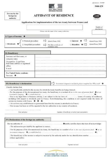 40 Free Affidavits of Residence (Affidavit of Address) Samples