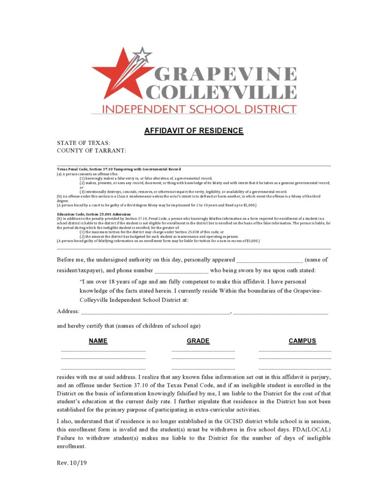 40 Free Affidavits of Residence (Affidavit of Address) Samples