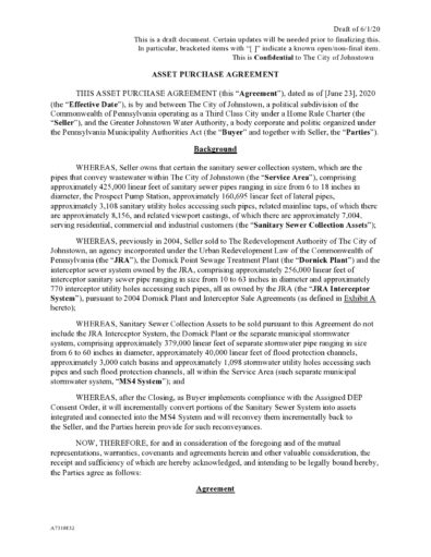 40 Free Asset Purchase Agreement Templates (& Forms)