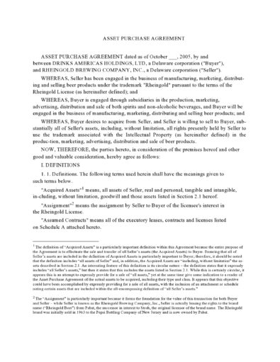 40 Free Asset Purchase Agreement Templates (& Forms)