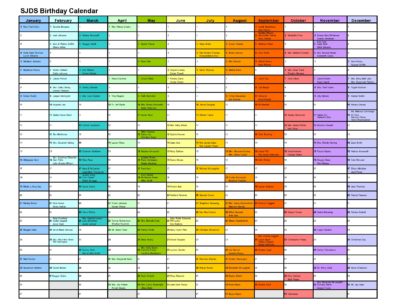 43 Editable Birthday Calendar Templates (100% Free)