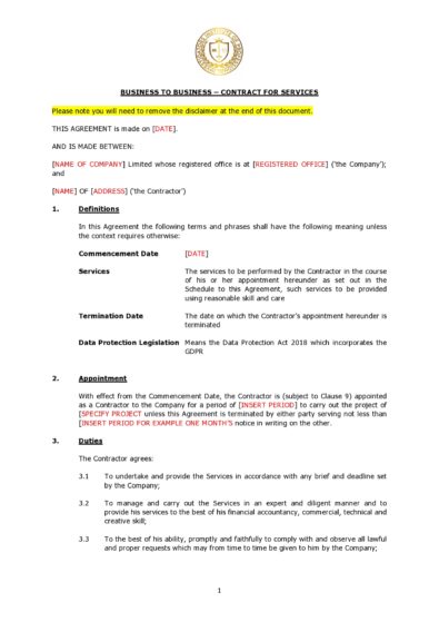 40 Free Business Contract Templates (& Agreement Examples)