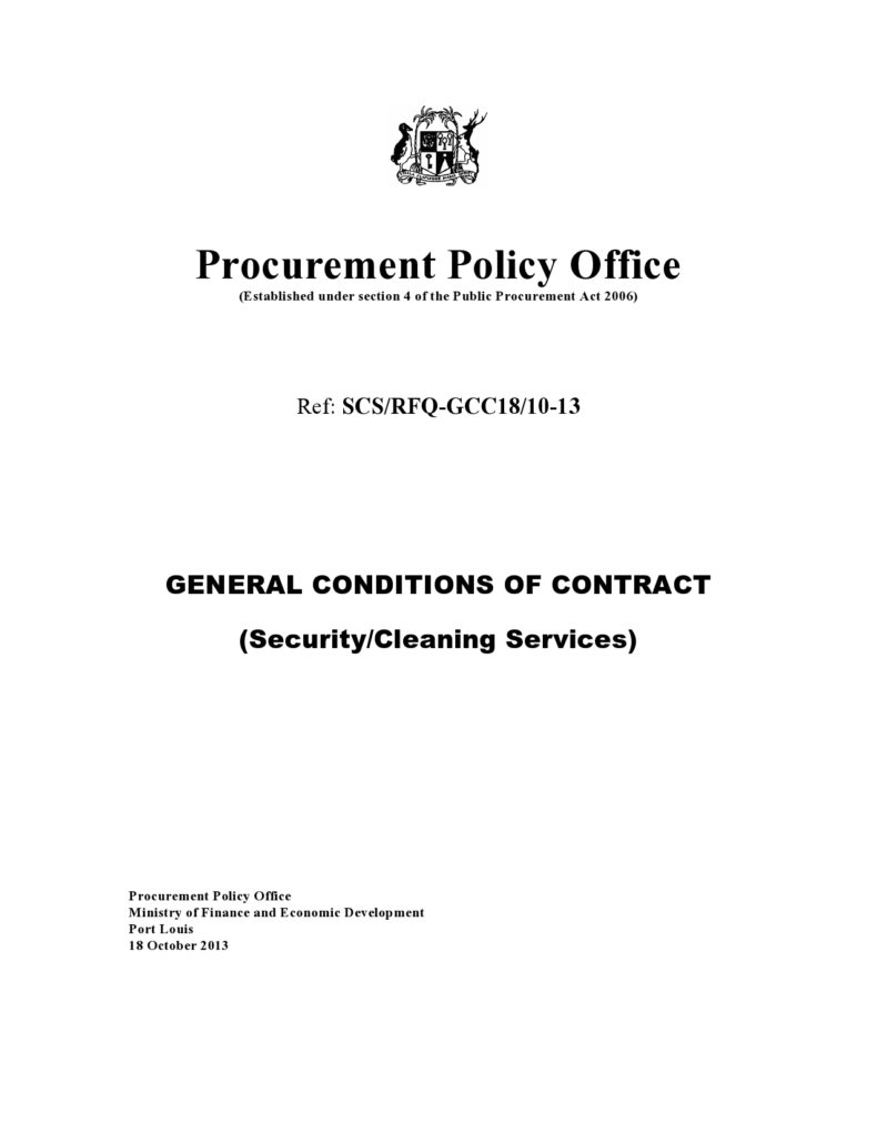 41 Printable Cleaning Contract Templates (100% Free)