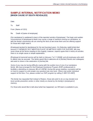 40 Printable Death Announcement Templates (& Examples)