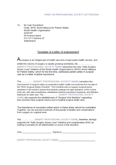 40 Perfect Endorsement Letters (Free Examples) ᐅ TemplateLab