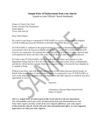 40 Perfect Endorsement Letters (Free Examples) ᐅ TemplateLab