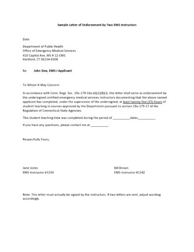 40 Perfect Endorsement Letters (Free Examples) ᐅ TemplateLab