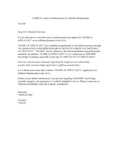 40 Perfect Endorsement Letters (Free Examples) ᐅ TemplateLab