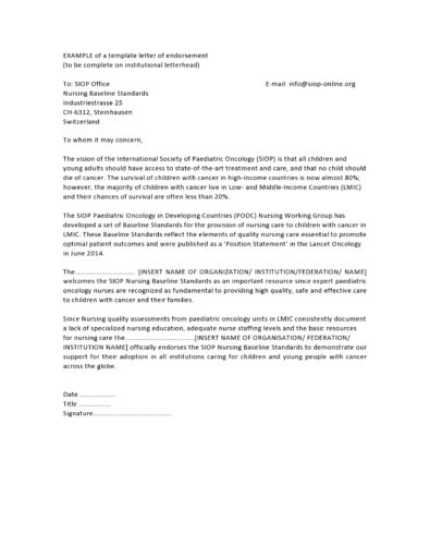 40 Perfect Endorsement Letters (Free Examples) ᐅ TemplateLab