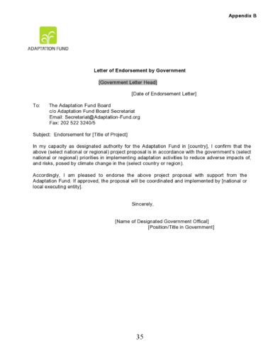 40 Perfect Endorsement Letters (Free Examples) ᐅ TemplateLab