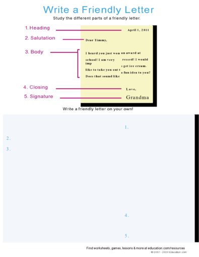 40 Best Friendly Letter Format Examples ᐅ TemplateLab