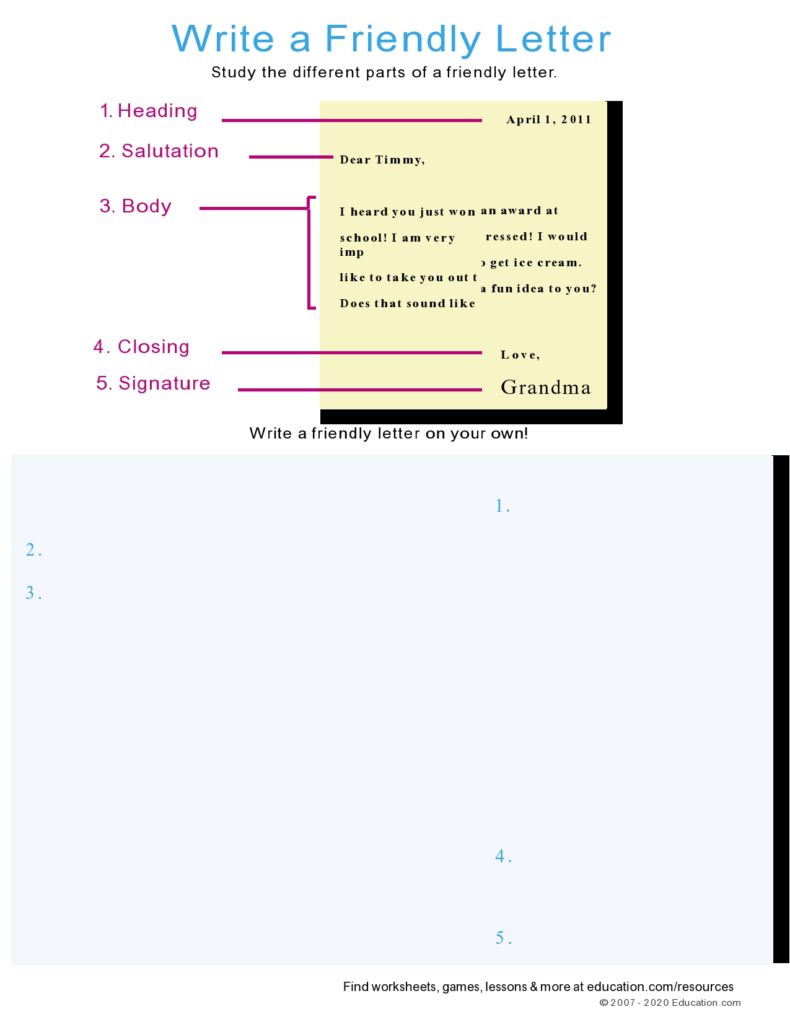 40 Best Friendly Letter Format Examples ᐅ TemplateLab