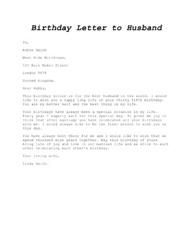 40 Best Happy Birthday Letters (for Husband, Mom, Friend etc.)