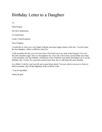 40 Best Happy Birthday Letters (for Husband, Mom, Friend etc.)