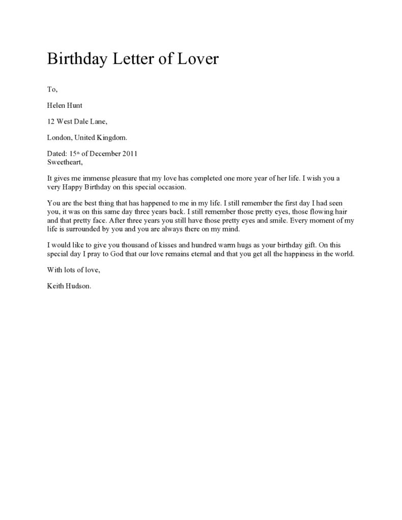 40 Best Happy Birthday Letters (for Husband, Mom, Friend etc.)