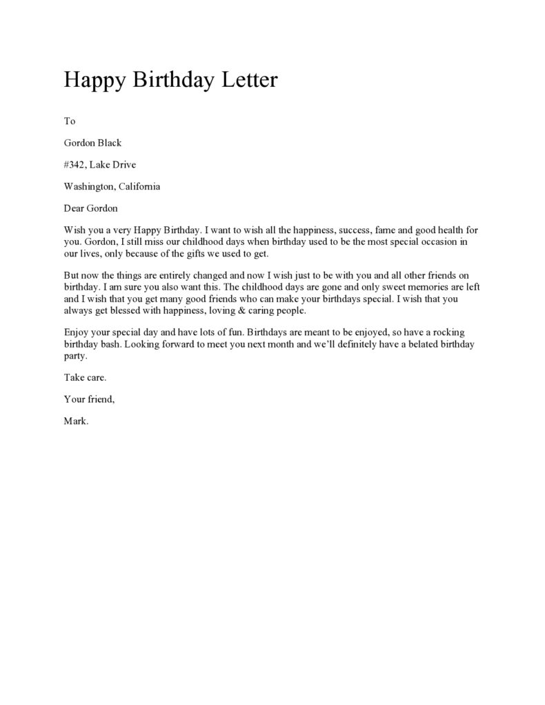 40 Best Happy Birthday Letters (for Husband, Mom, Friend etc.)