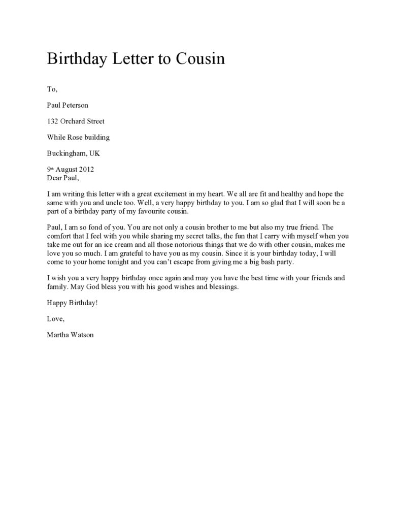 40 Best Happy Birthday Letters (for Husband, Mom, Friend etc.)