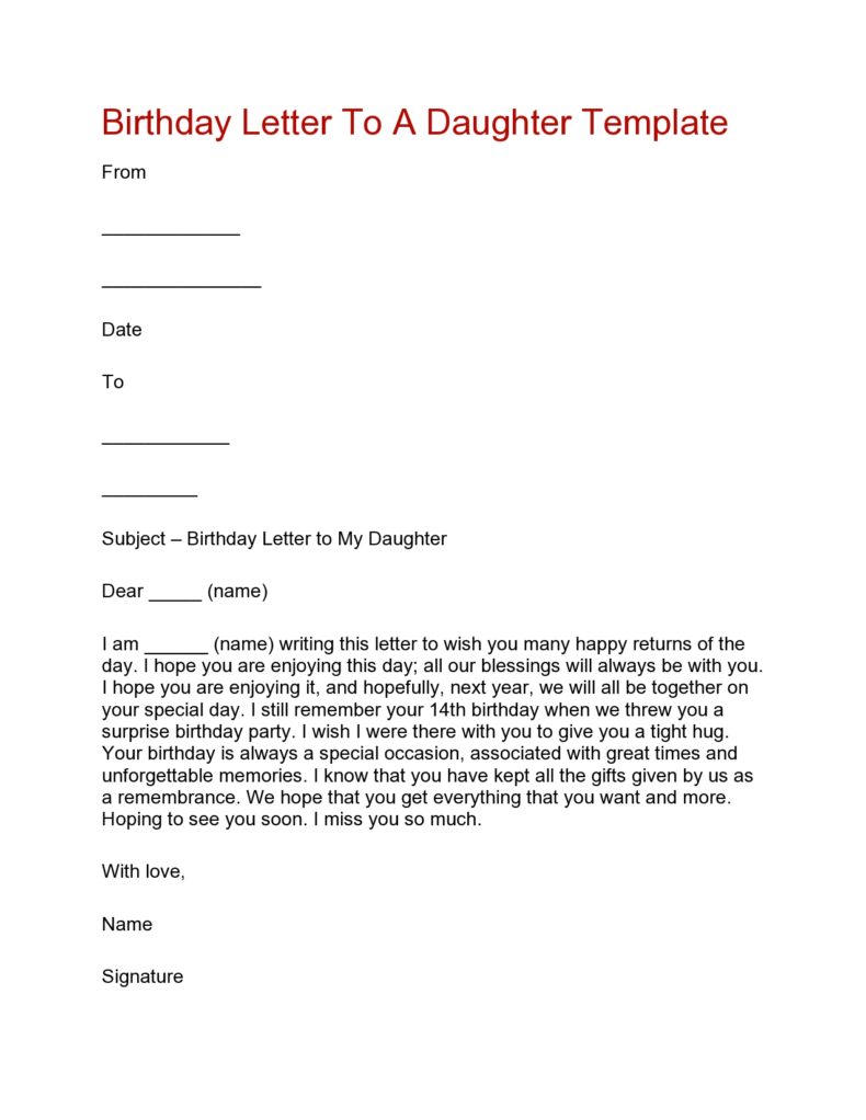 40 Best Happy Birthday Letters (for Husband, Mom, Friend etc.)