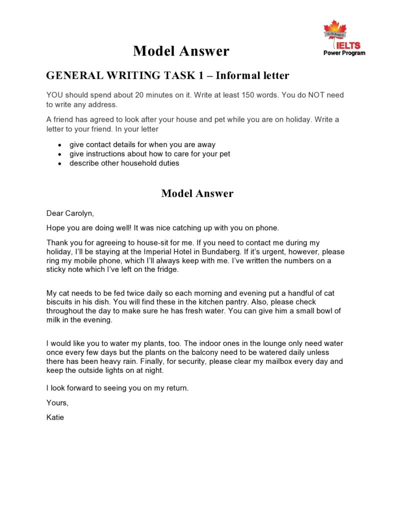 40 Great Informal Letters (Format Examples & Templates)