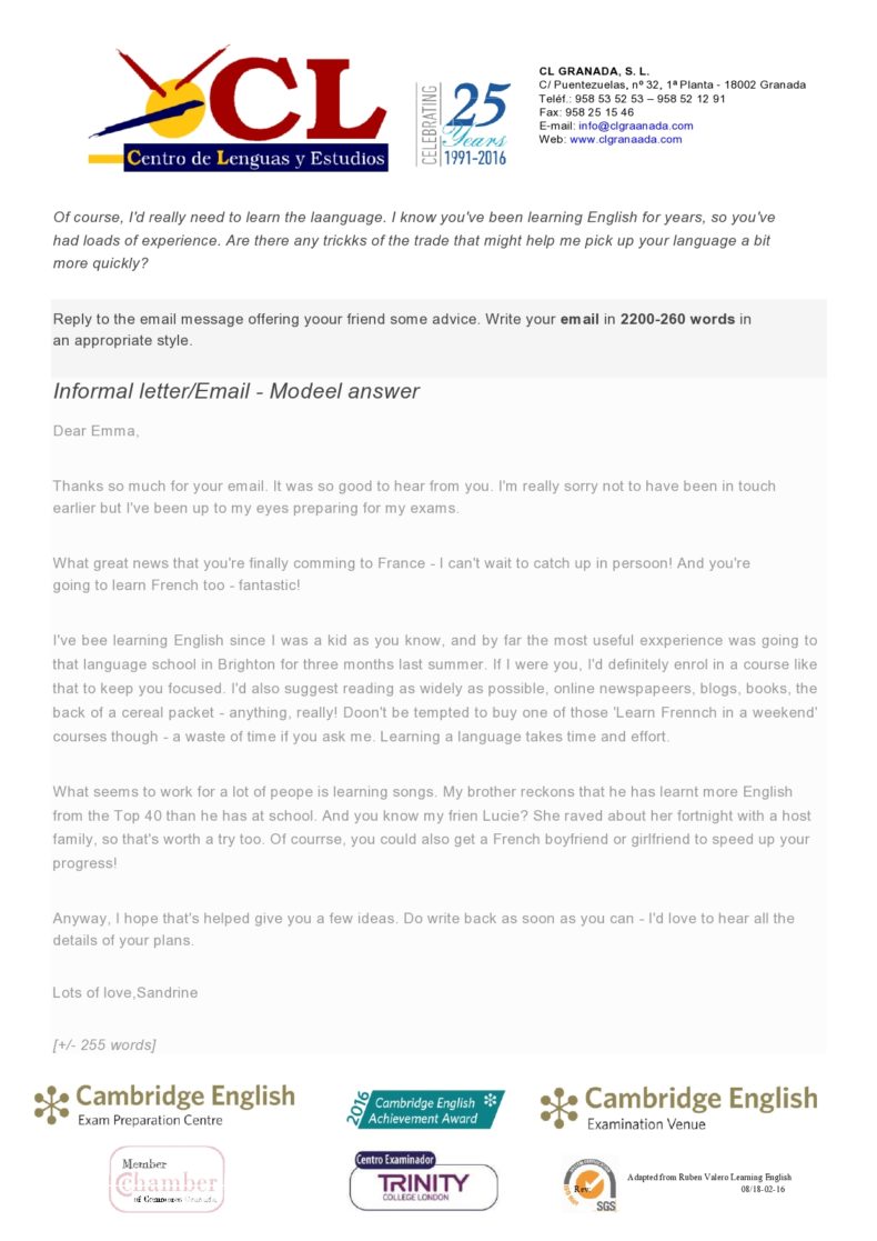 40 Great Informal Letters (Format Examples & Templates)