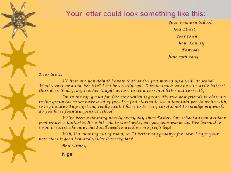 40 Great Informal Letters (Format Examples & Templates)