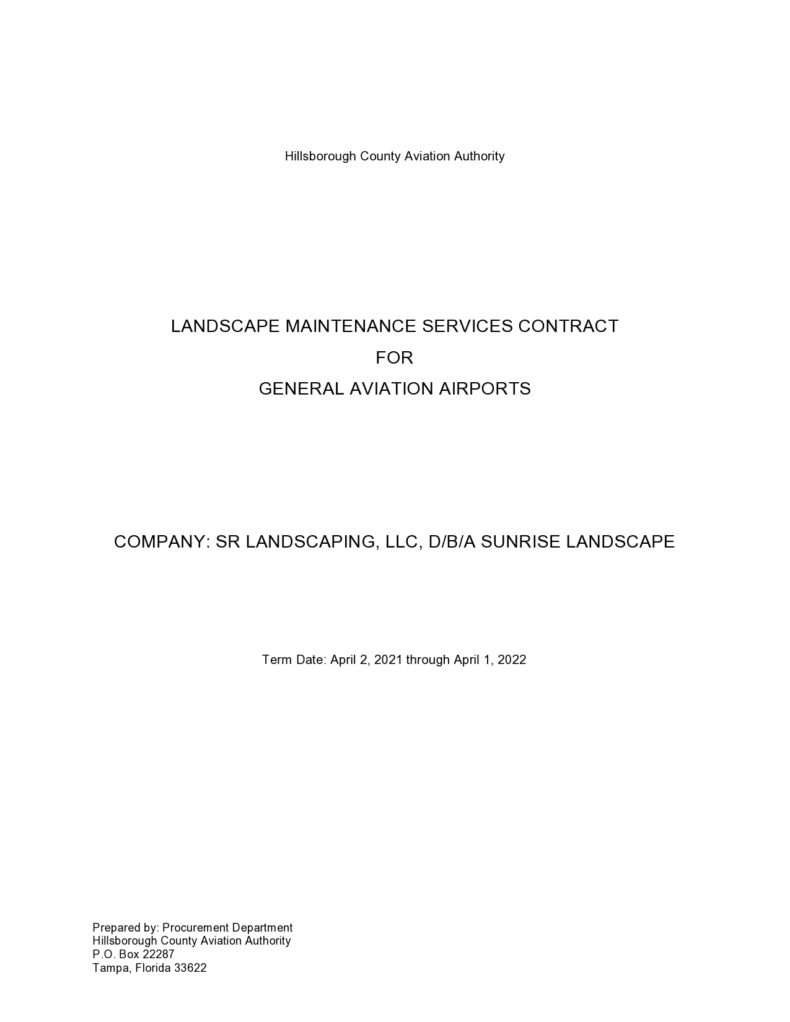 40 Best Landscaping Contract Templates (100% FREE)